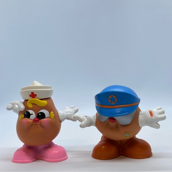 Hasbro | Toys | Vtg Lot Of 2 Potato Head Kids Nurse Tater Policeman ...
